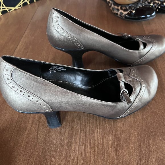 Style & Co. | Shoes | Green Mary Jane Heels Sz 8 Rosella Prom Shoes ...